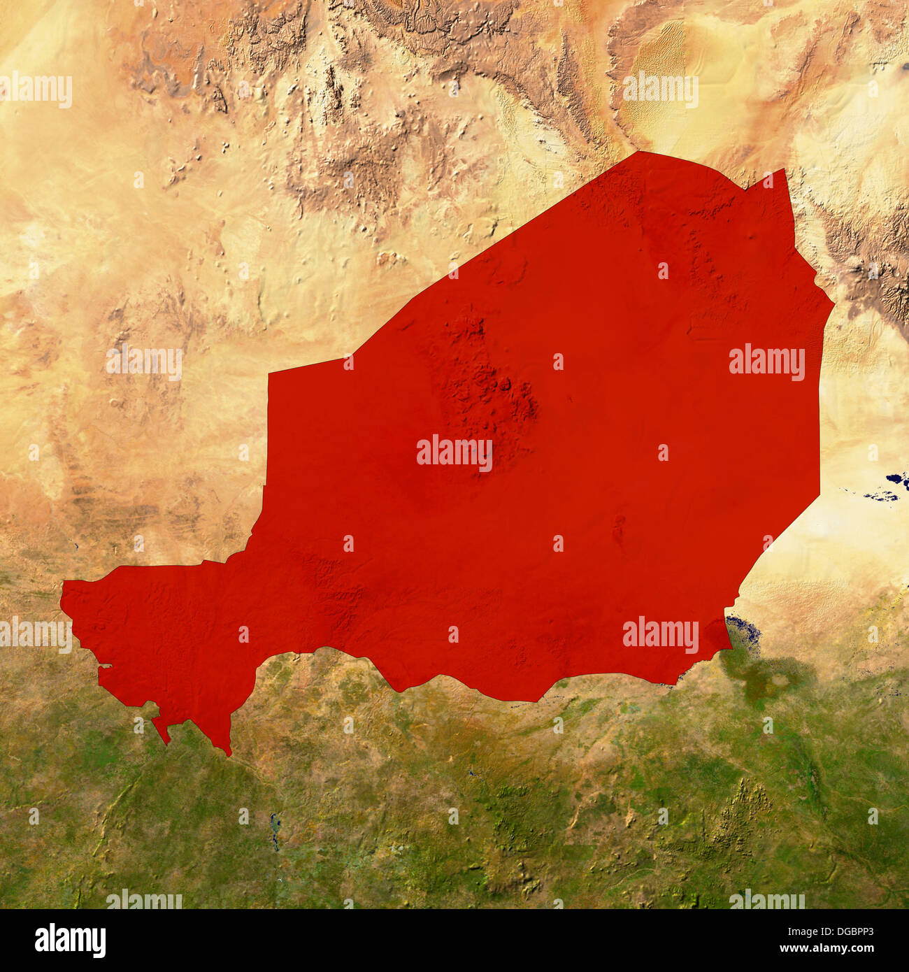 Niger satellite hi-res stock photography and images - Alamy