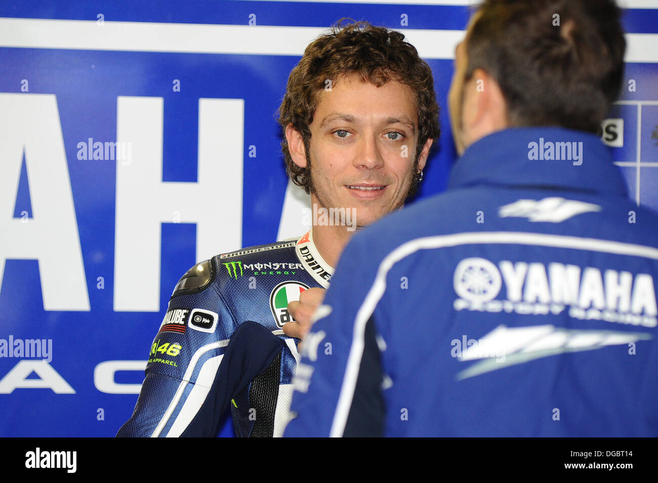 Phillip Island, Australia . 18th Oct, 2013. Valentino Rossi (Yamaha ...