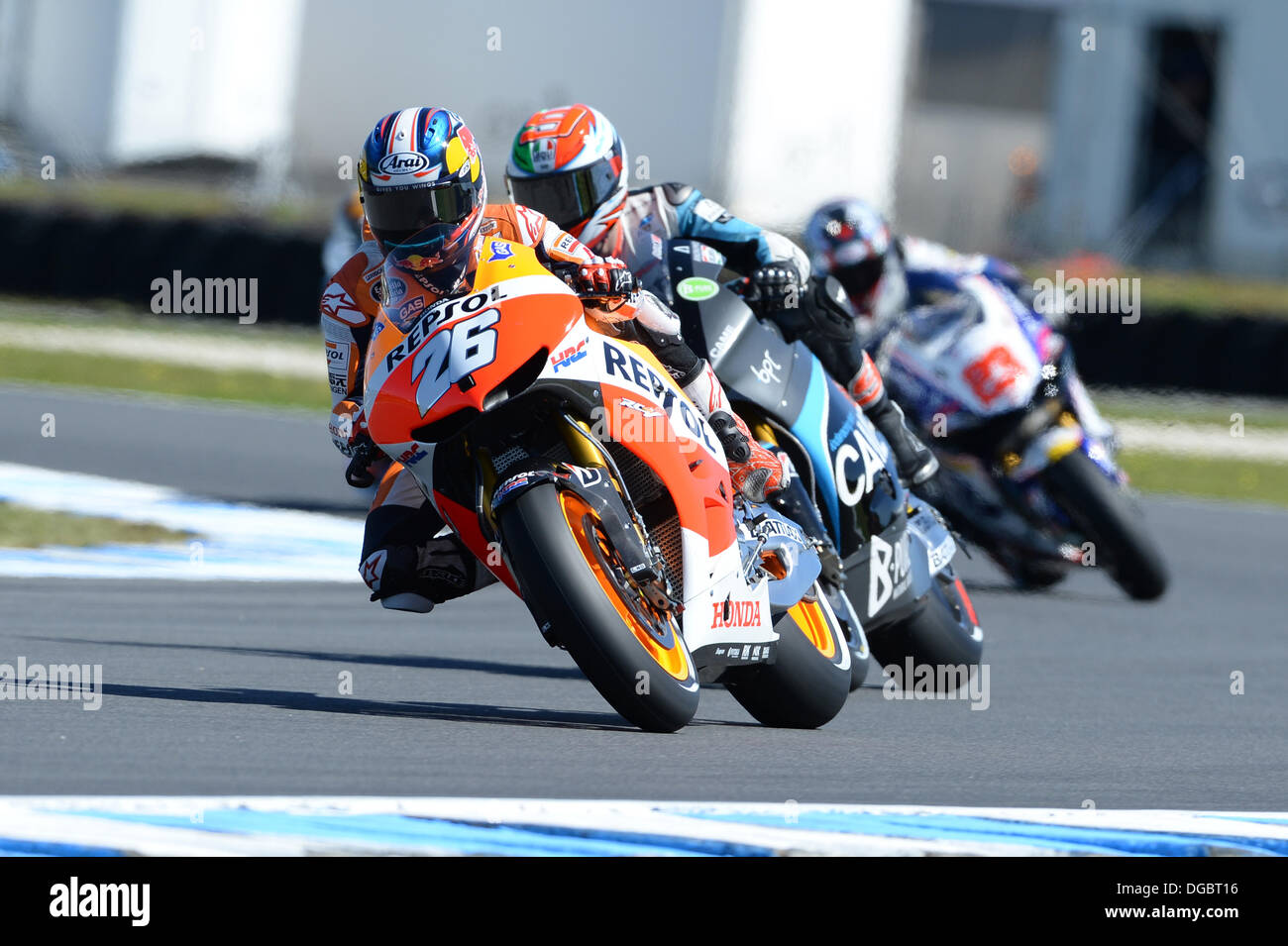 Phillip Island, Australia . 18th Oct, 2013. Dani Pedrosa (Repsol Honda ...