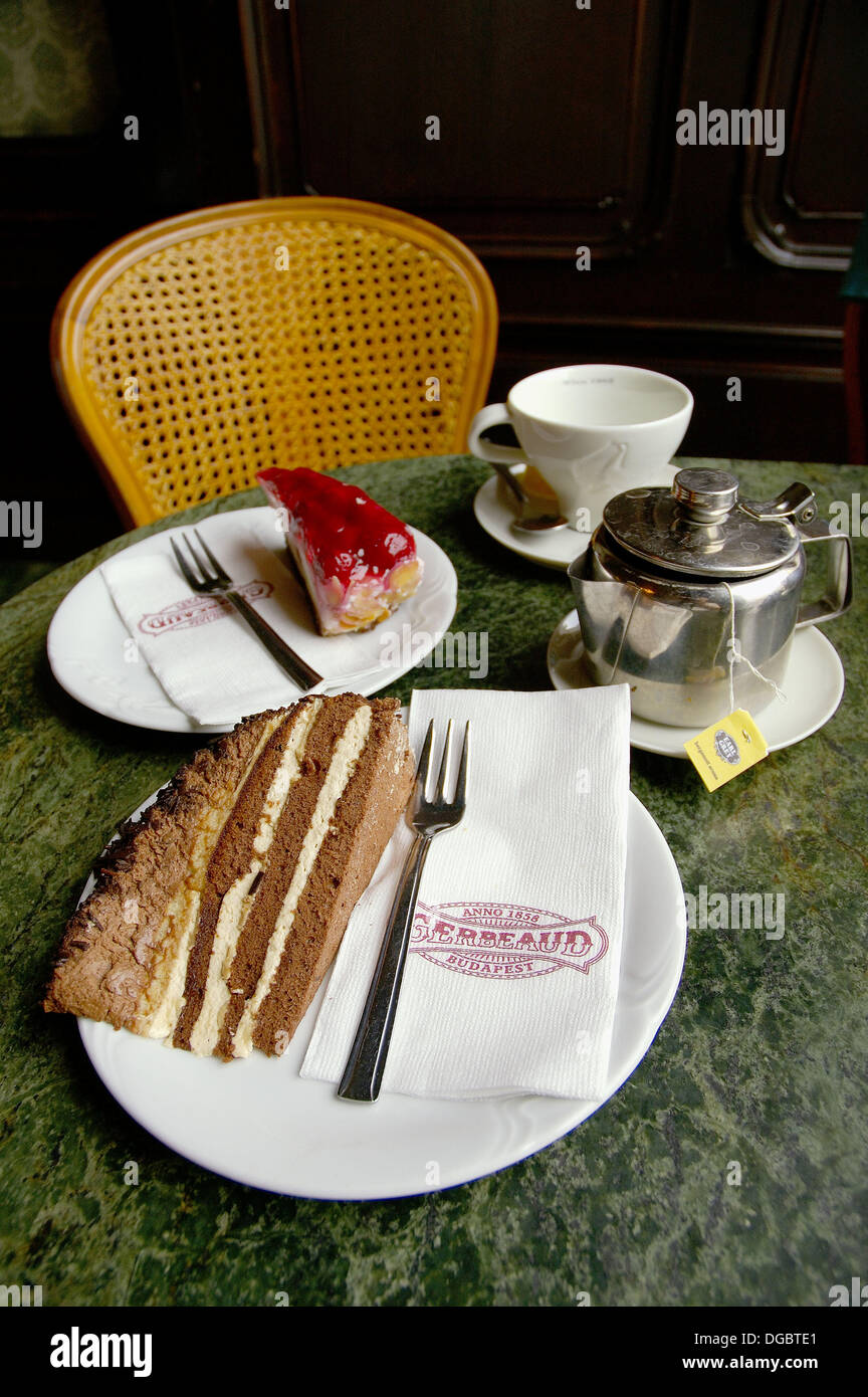 Budapest gerbeaud slice hi-res stock photography and images - Alamy