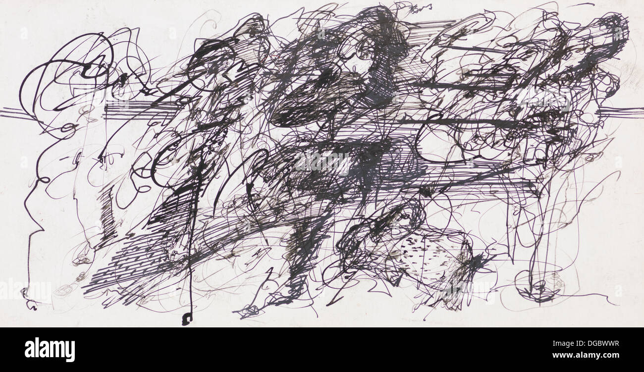 Ink blot drawing hi-res stock photography and images - Alamy