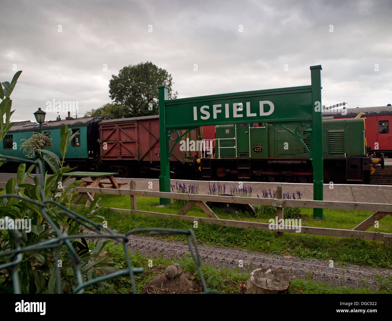 The small village of Isfield Stock Photo - Alamy