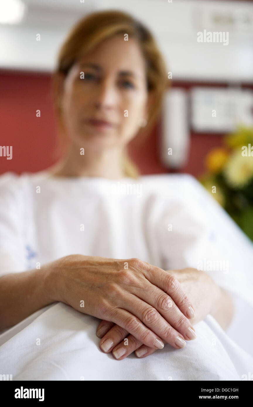 Patient in hospitalization Stock Photo - Alamy