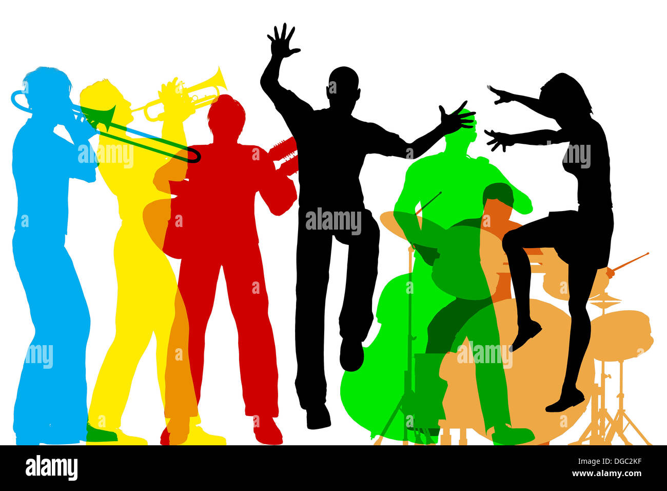 Band dancers hi-res stock photography and images - Alamy