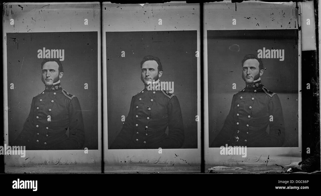 Portrait of General Thomas J. 'Stonewall' Jackson, a prominent ...