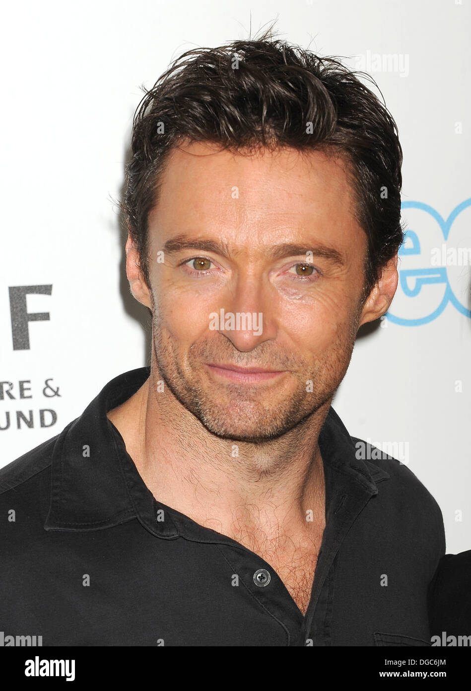HUGH JACKMAN Australian film actor in October 2013. Photo Jeffrey Mayer ...
