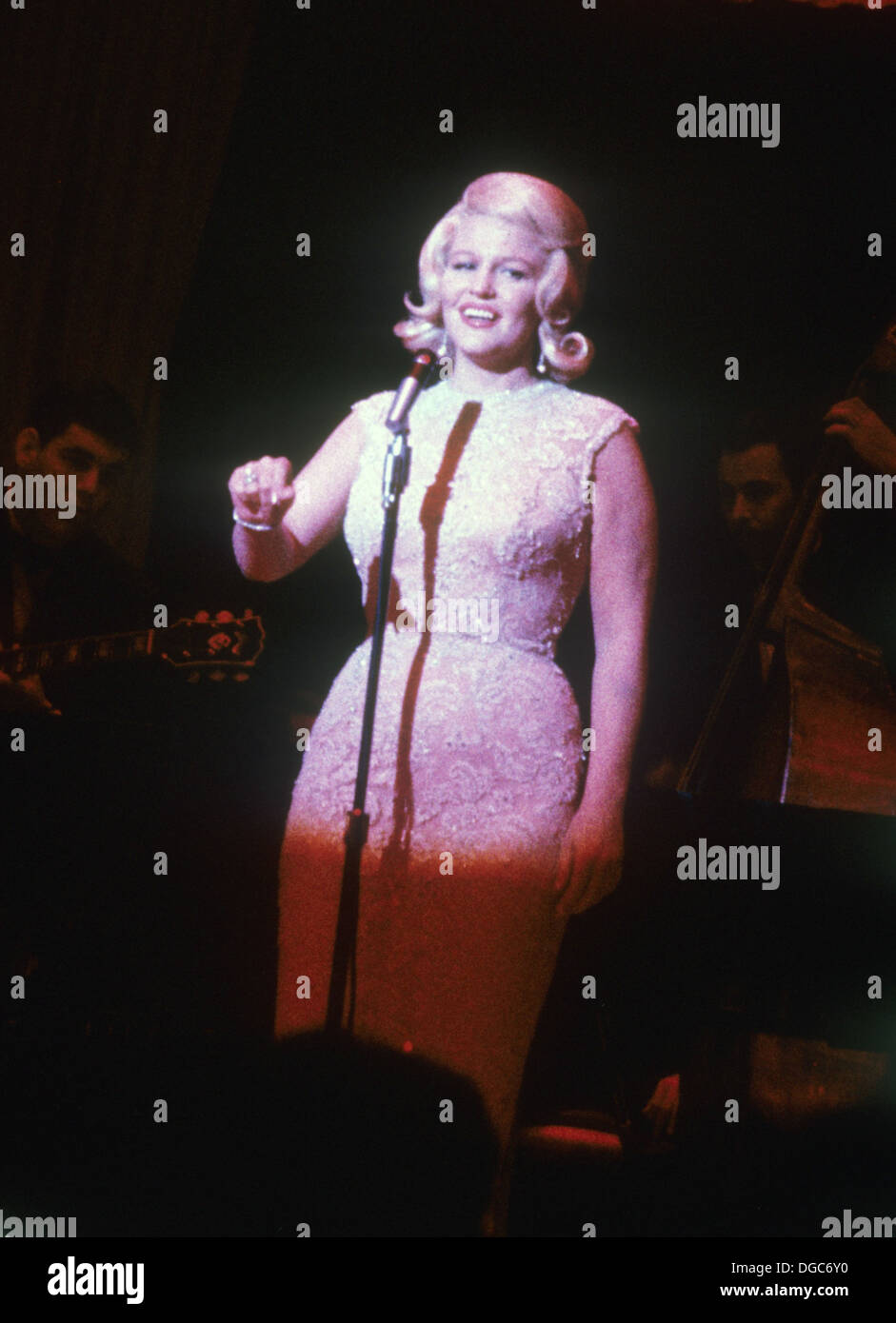 PEGGY LEE (1920-2002) US singer about 1960 Stock Photo - Alamy