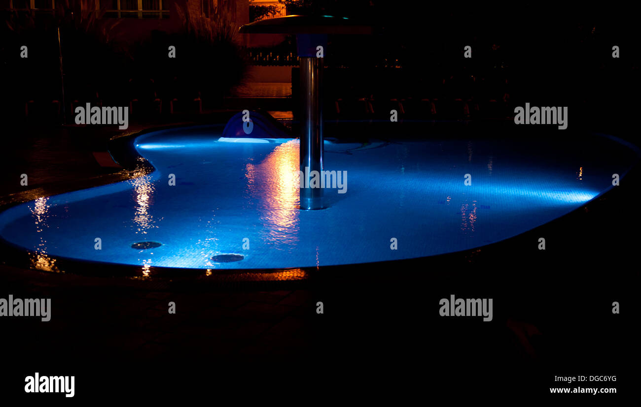 swimming pool at night Stock Photo - Alamy