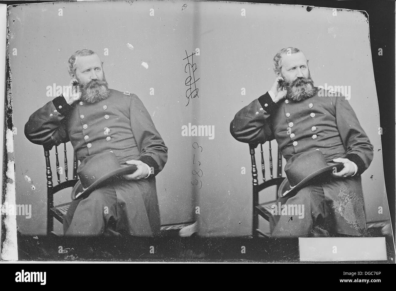 A portrait of General Alexander Hays, a prominent figure in the ...