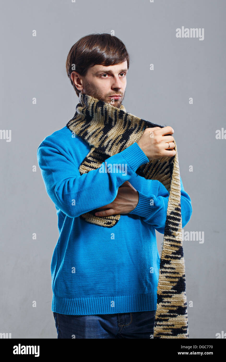 Sweater around neck hi-res stock photography and images - Alamy