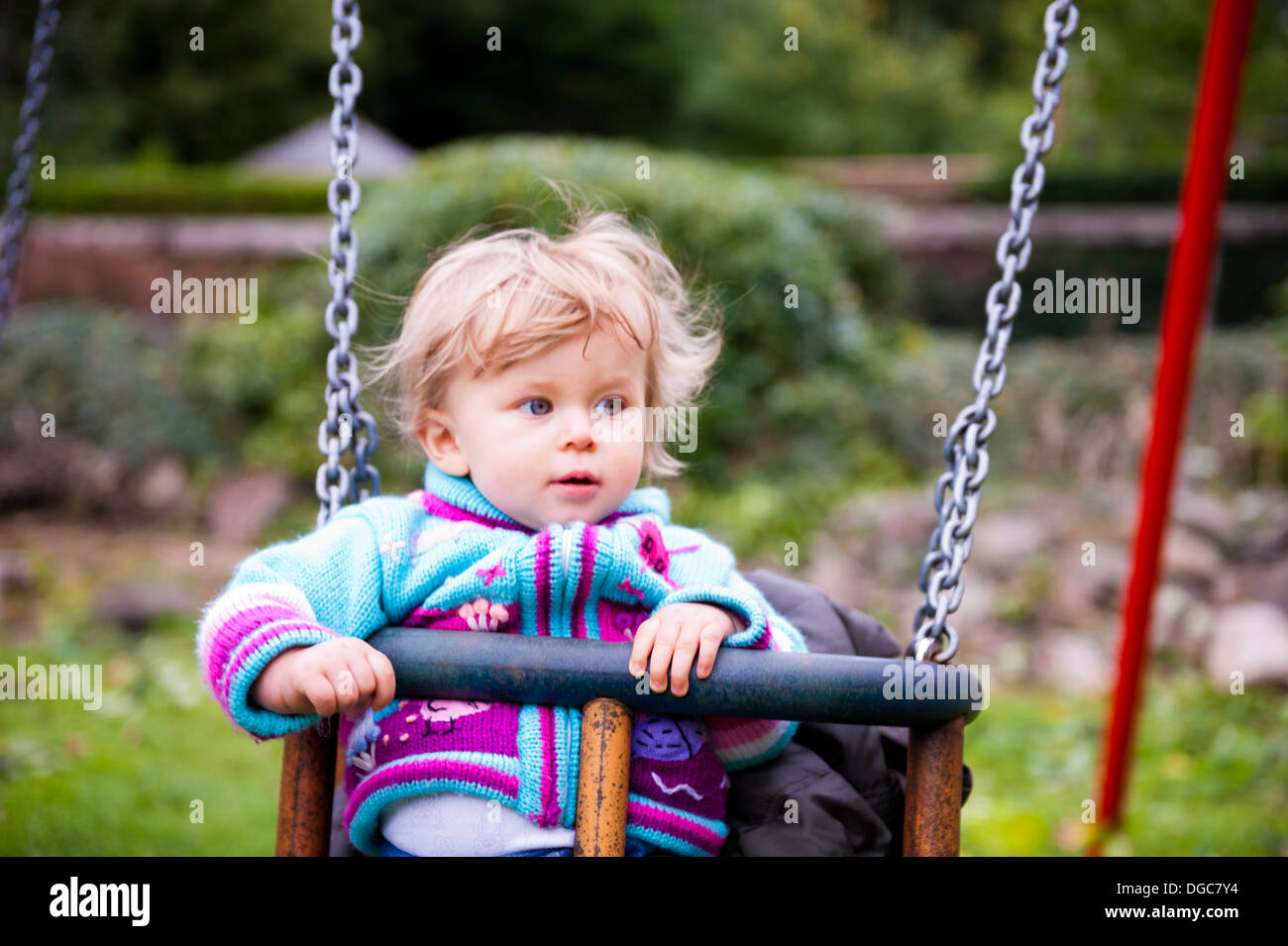 Wind up on swing hi-res stock photography and images - Alamy