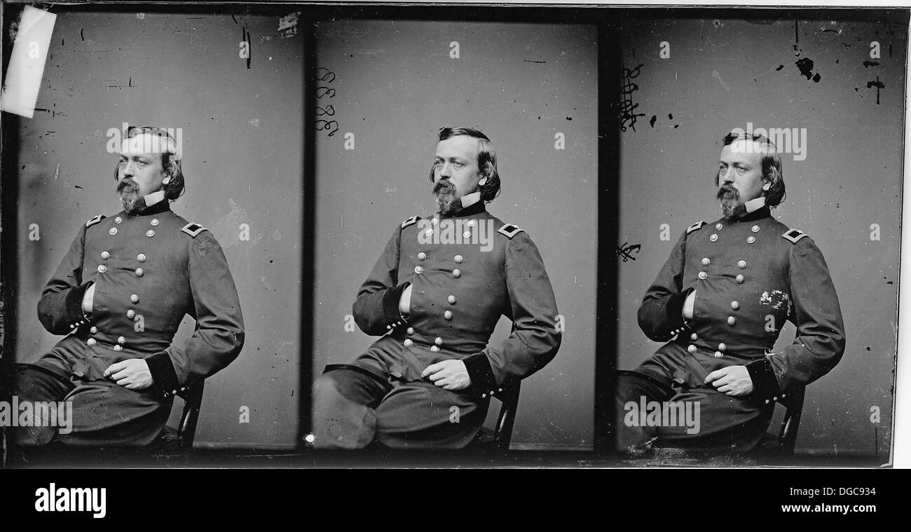 General Charles P. Stone is depicted in a historical portrait ...