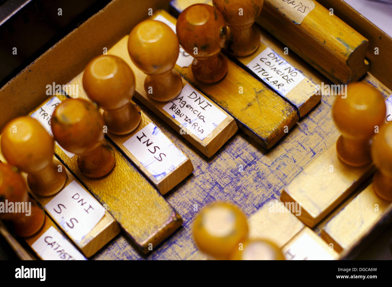 Stamps rubber hi-res stock photography and images - Alamy