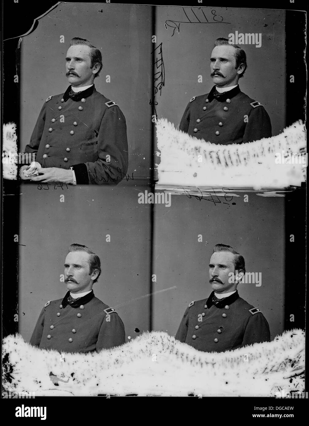 A portrait of General Edward W. Whittaker, a U.S. Army officer who ...