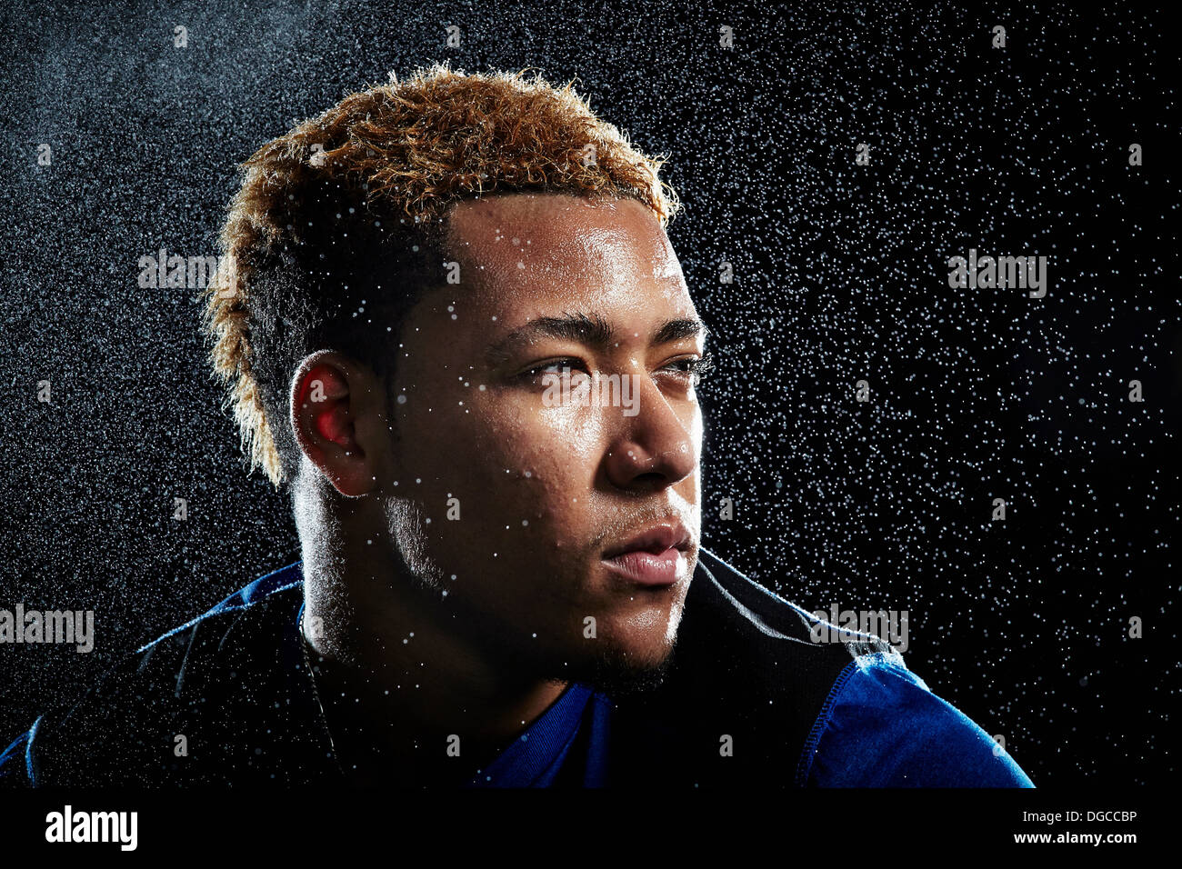 Soccer rain player hi-res stock photography and images - Alamy