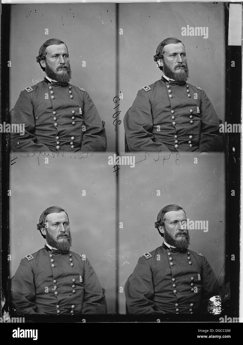 A historical portrait of General Godfrey Weitzel, a Union Army officer ...