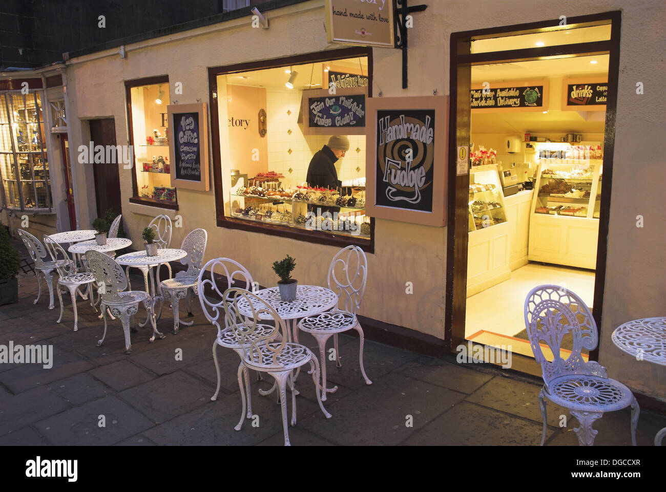 England, Somerset, Bath, cafe Stock Photo - Alamy