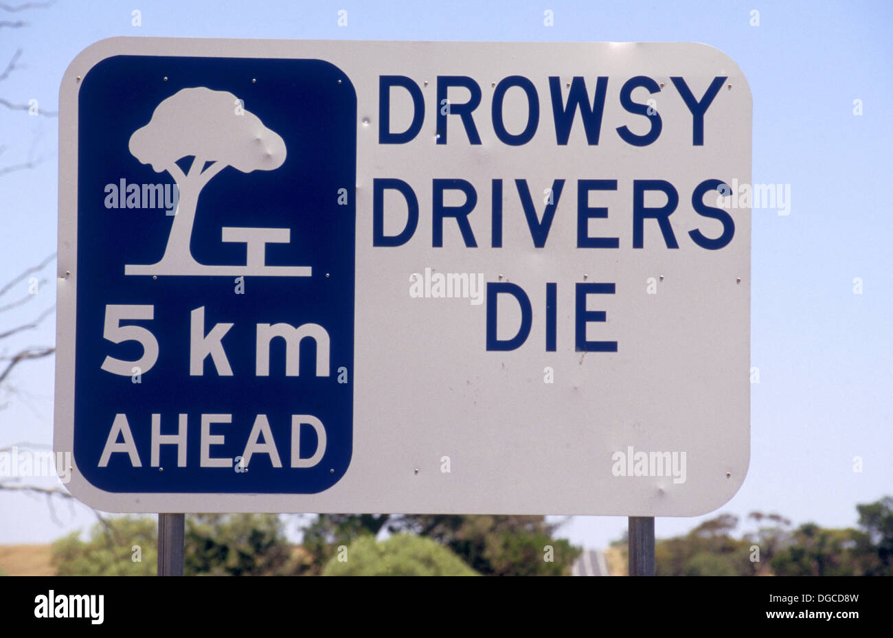Road safety sign Stock Photo - Alamy
