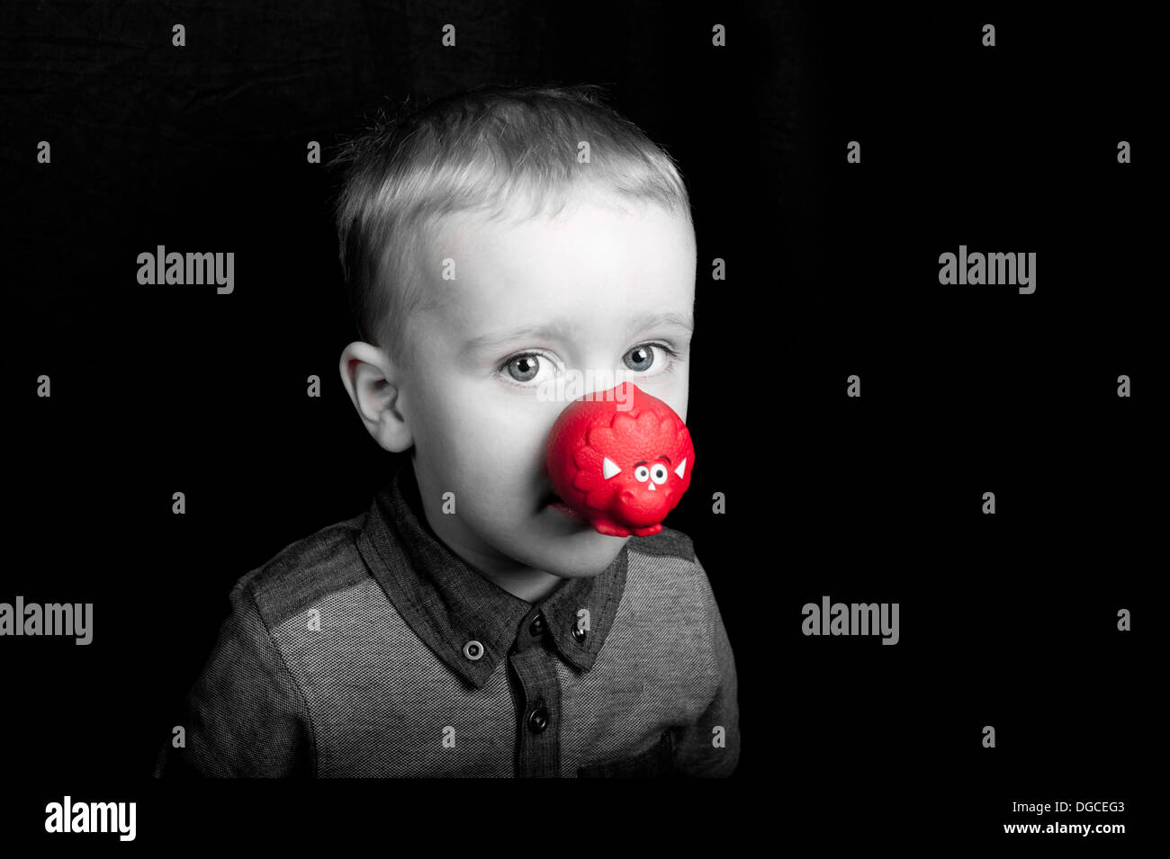selective color, black and white portrait Stock Photo - Alamy