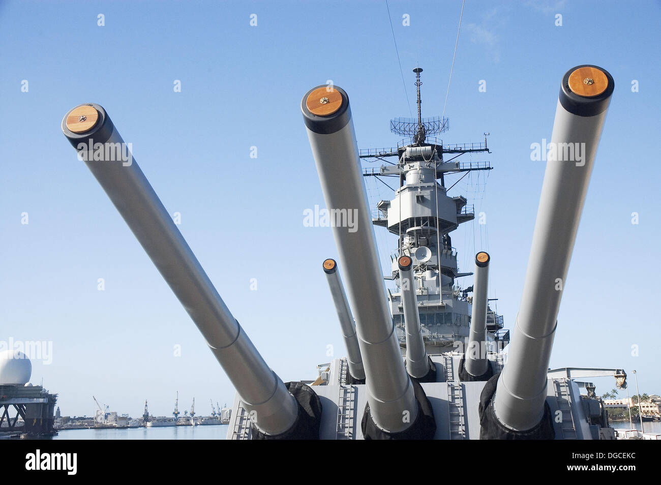Historic Uss Missouri Guns High Resolution Stock Photography and Images ...