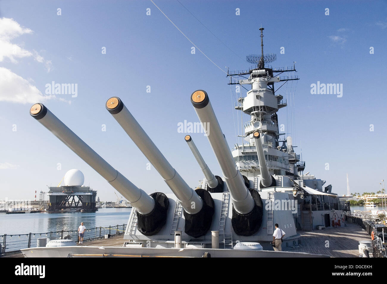 Historic Uss Missouri Guns High Resolution Stock Photography and Images ...