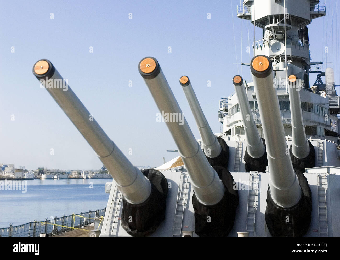 Historic Uss Missouri Guns High Resolution Stock Photography and Images ...