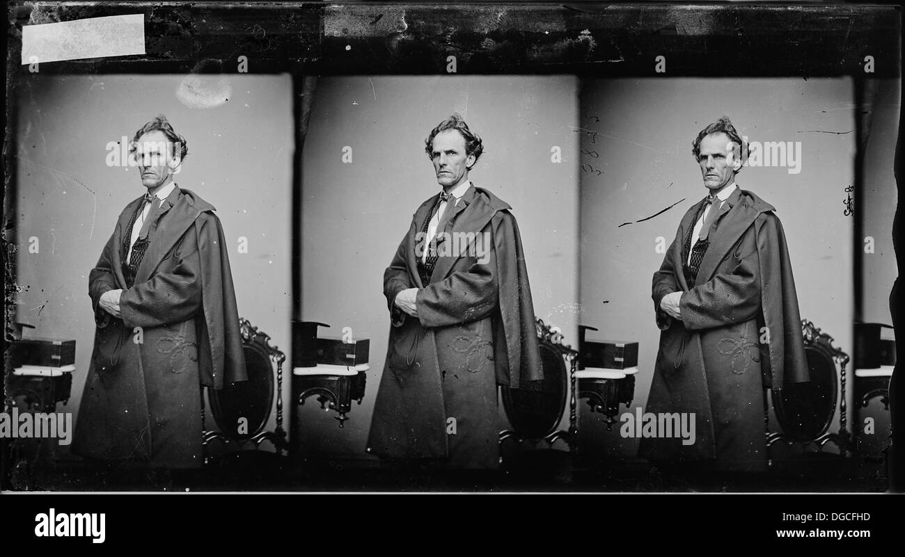 A portrait of General James H. Lane, a U.S. Senator from Kansas during ...