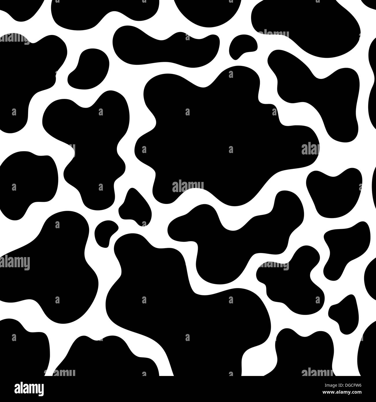 Cow theme seamless background 1 - picture illustration Stock Photo - Alamy