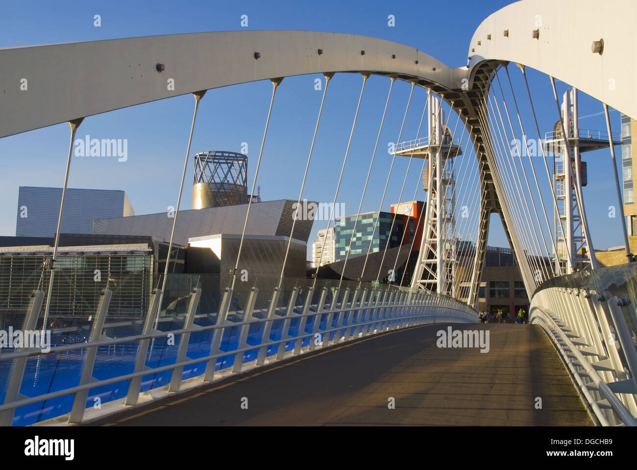 Lowry theatre footbridge hi-res stock photography and images - Alamy