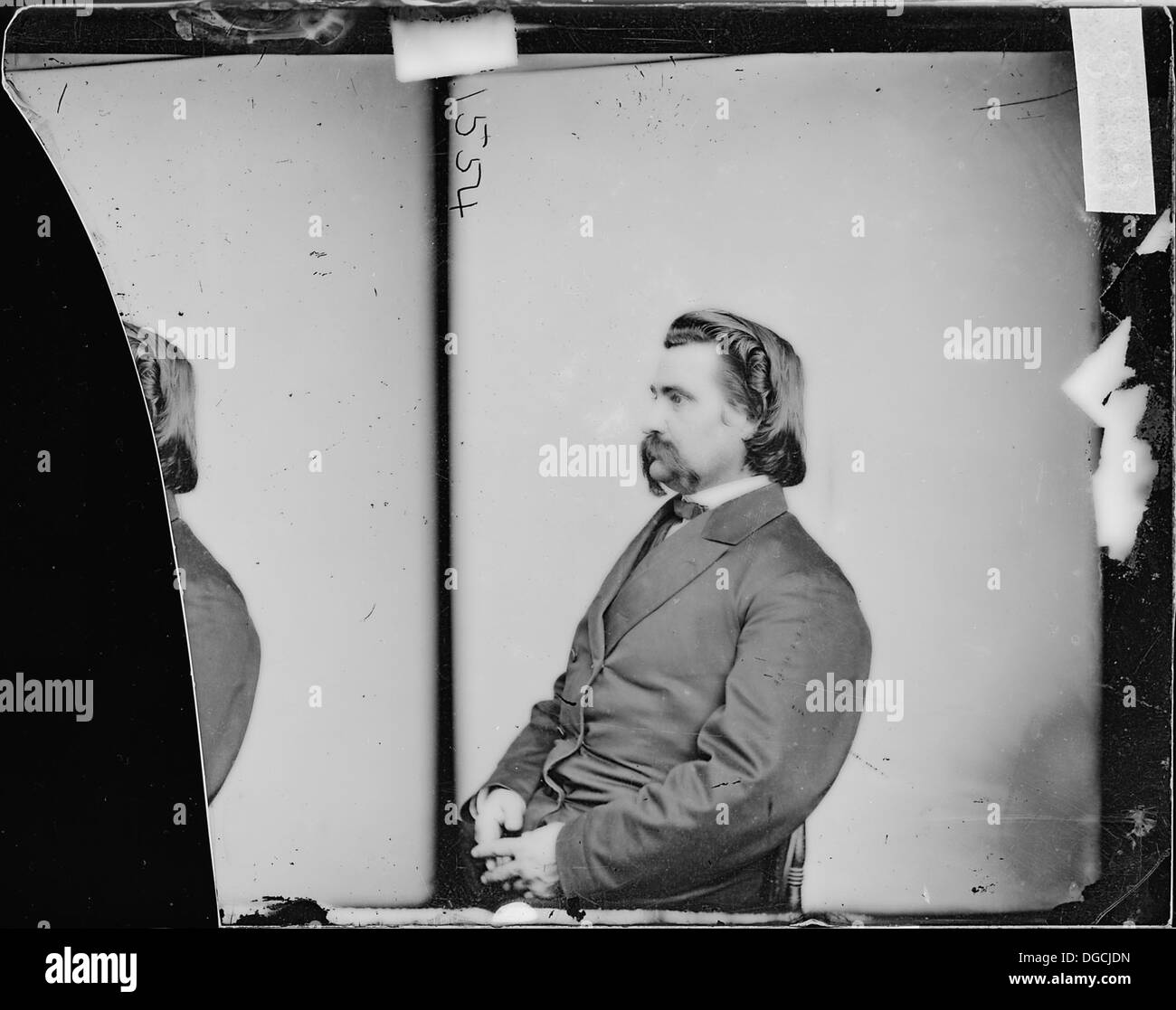 A portrait of General John A. Logan, a prominent figure in American ...