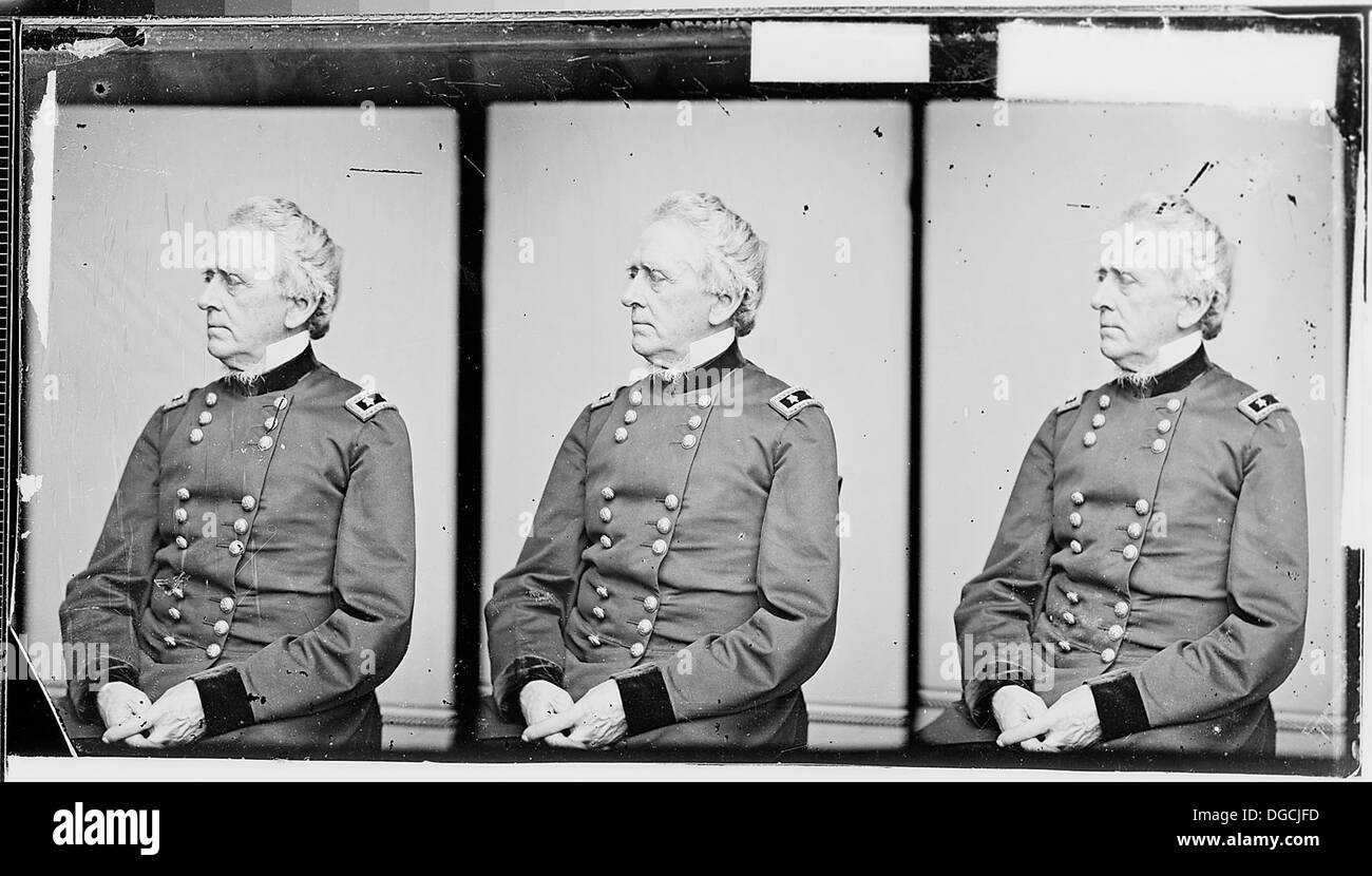 A portrait of General John A. Dix, a distinguished U.S. Army officer ...