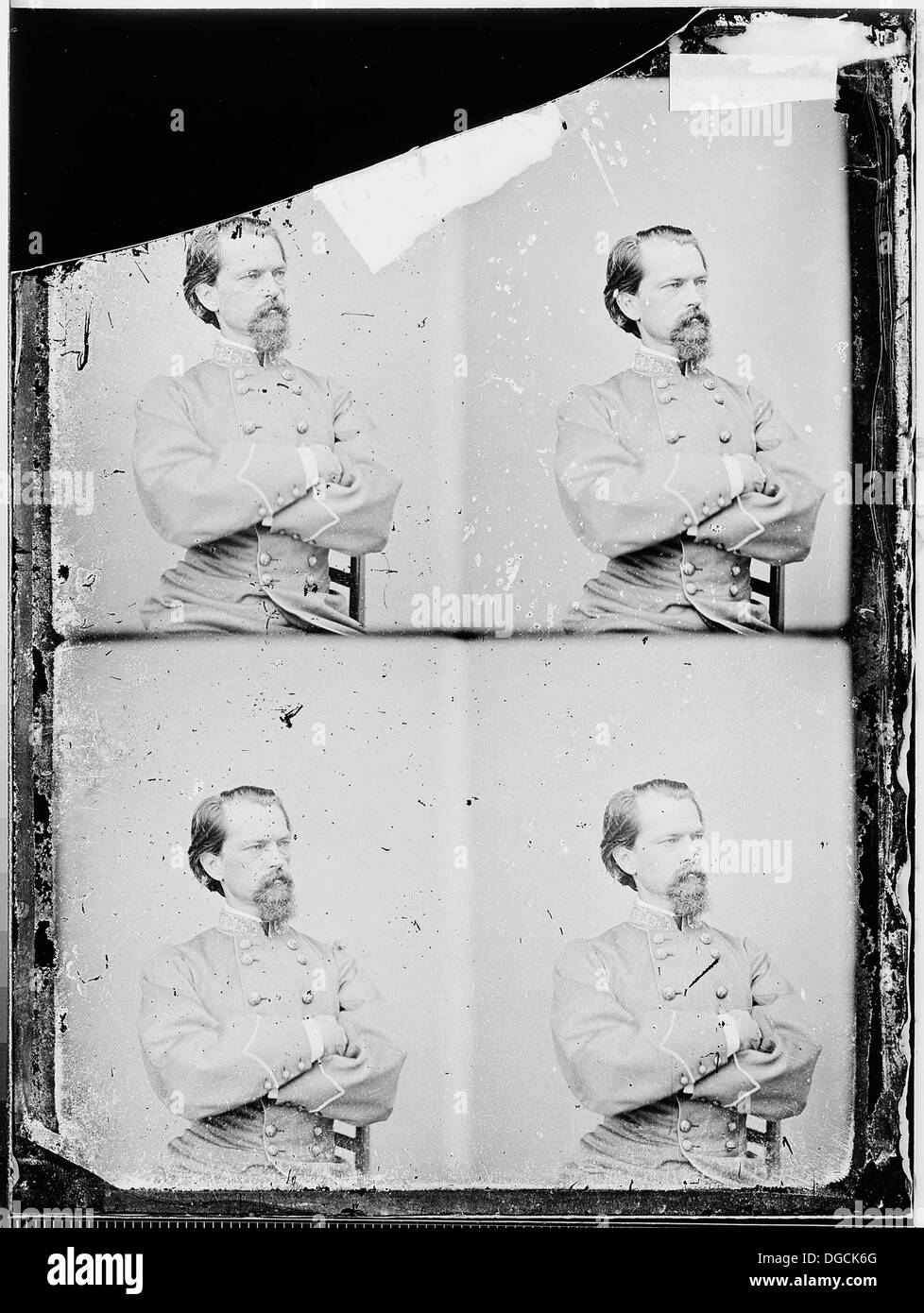This photograph depicts General John B. Gordon, a prominent Confederate ...