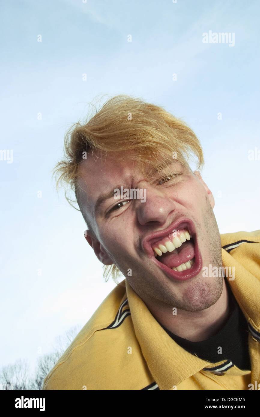 Man acting strange hi-res stock photography and images - Alamy