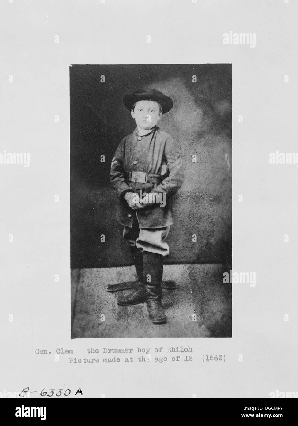General John Clem, known as the 'Drummer Boy of Shiloh,' is pictured ...