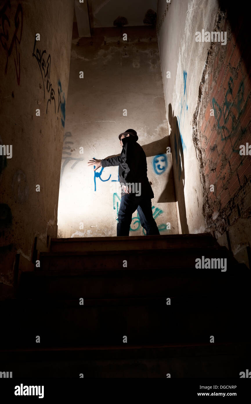 Detective in action Stock Photo - Alamy