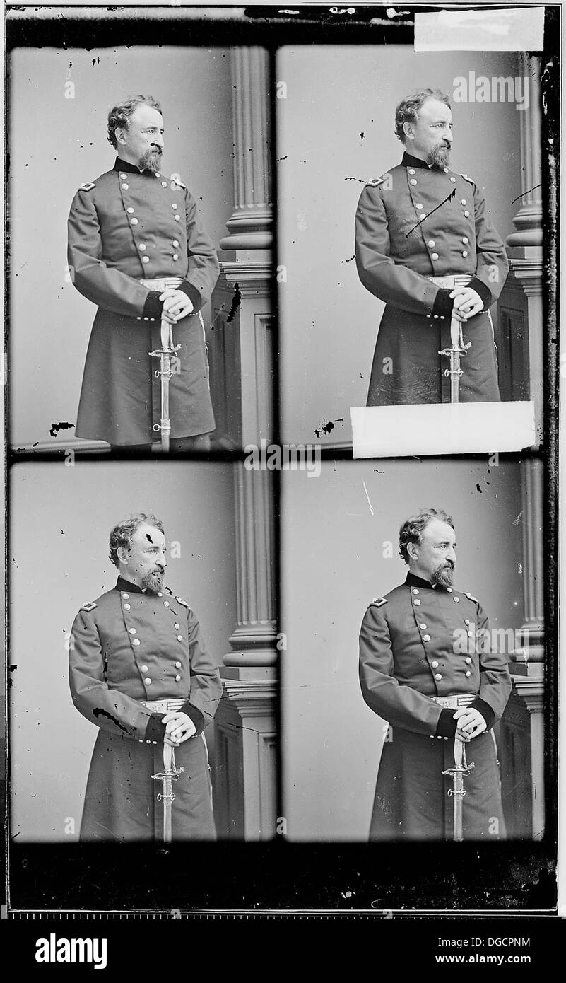 A portrait of General John McNeil, a figure in U.S. military history ...