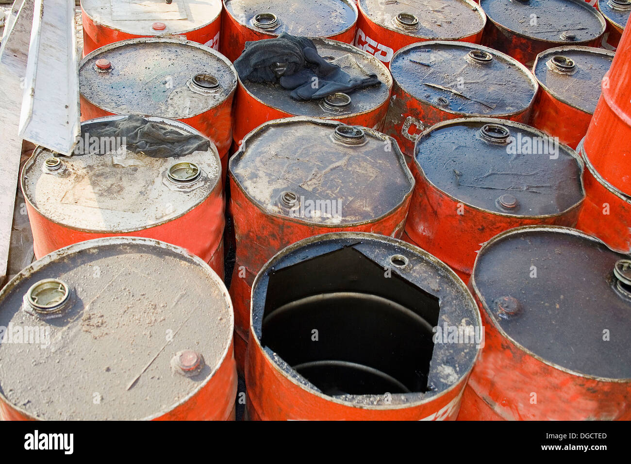 Tar cans hi-res stock photography and images - Alamy