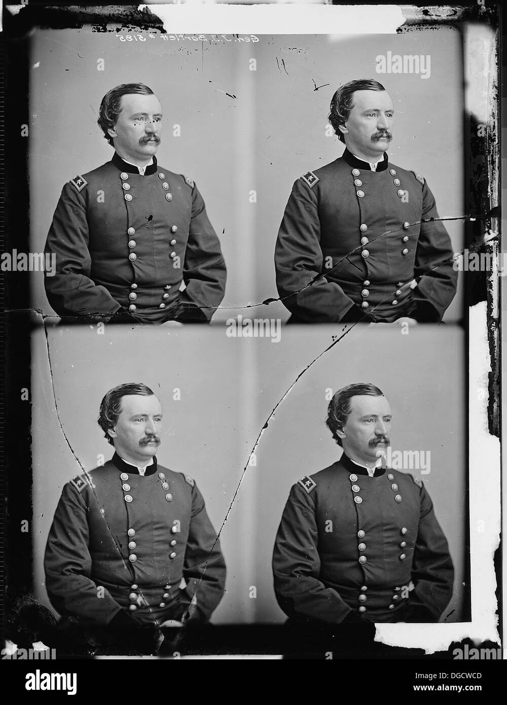 A portrait of General Joseph J. Bartlett, a prominent officer in the U ...