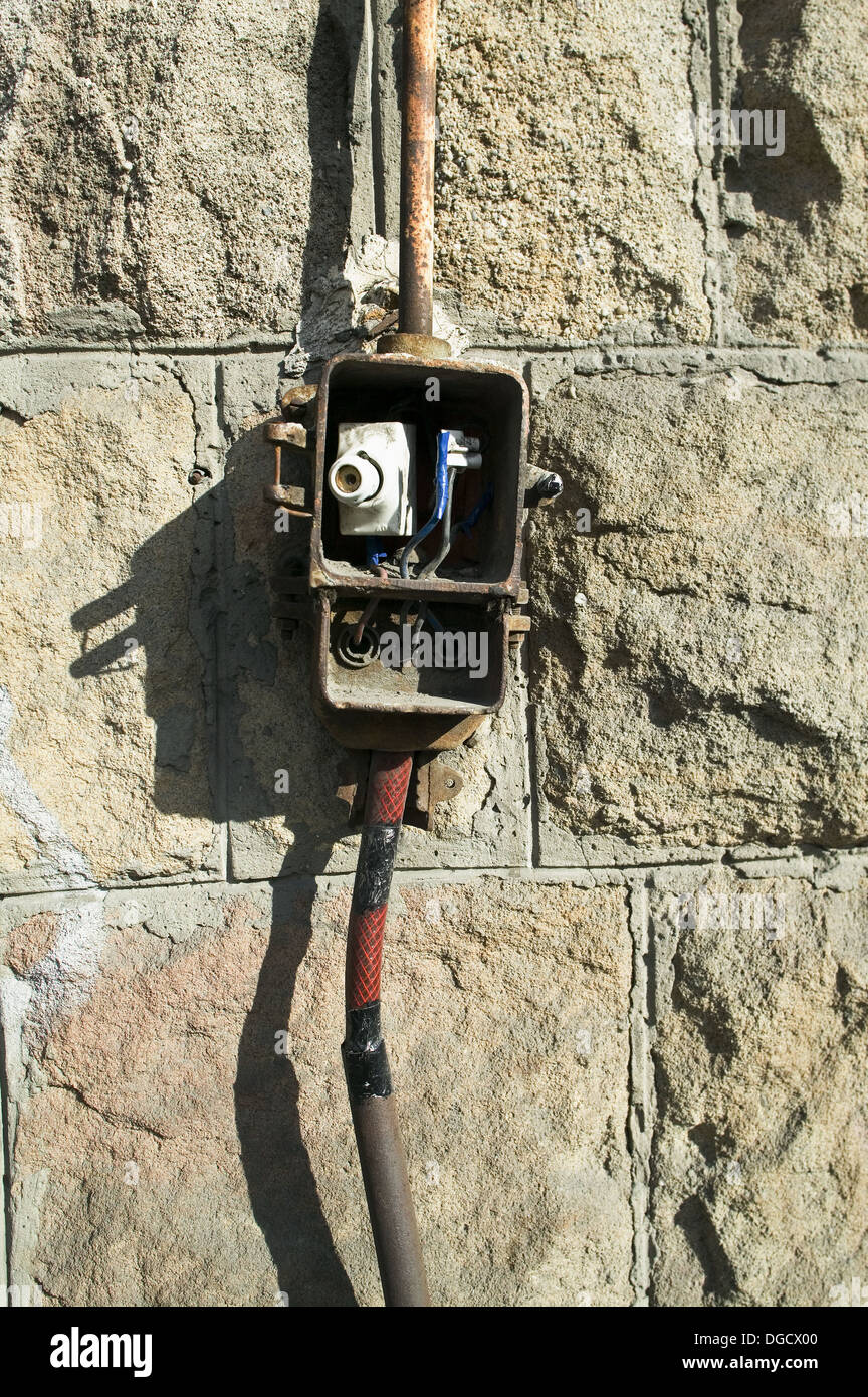 Exposed electrical box hi-res stock photography and images - Alamy
