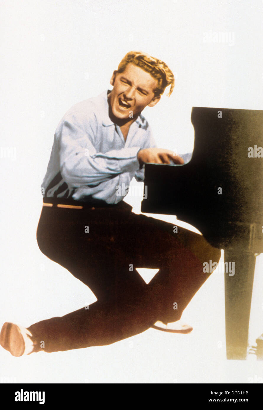 JERRY LEE LEWIS American rock musician about 1960. Photo Colors Stock ...
