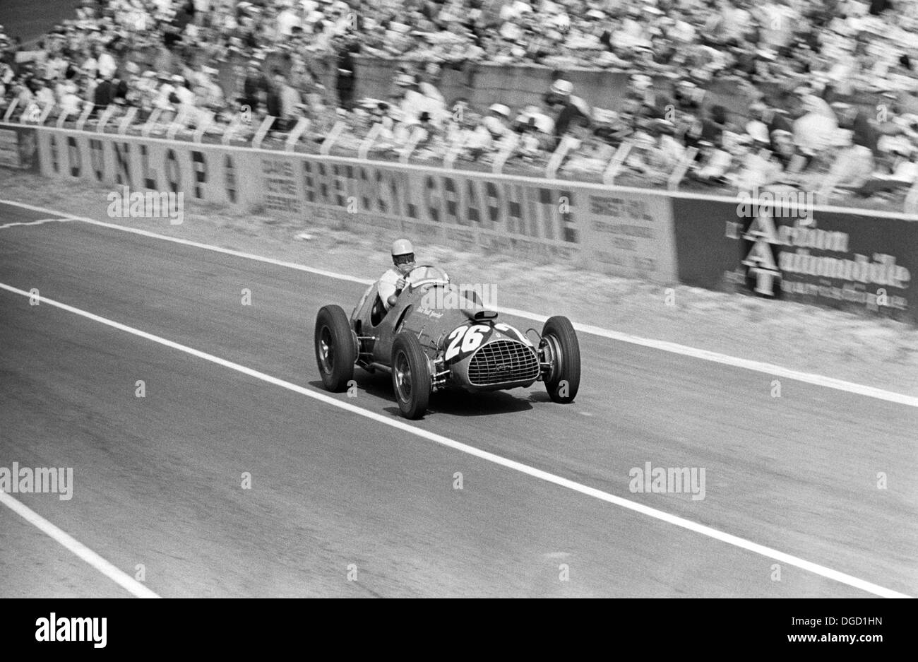 British racing driver reg parnell Black and White Stock Photos & Images ...