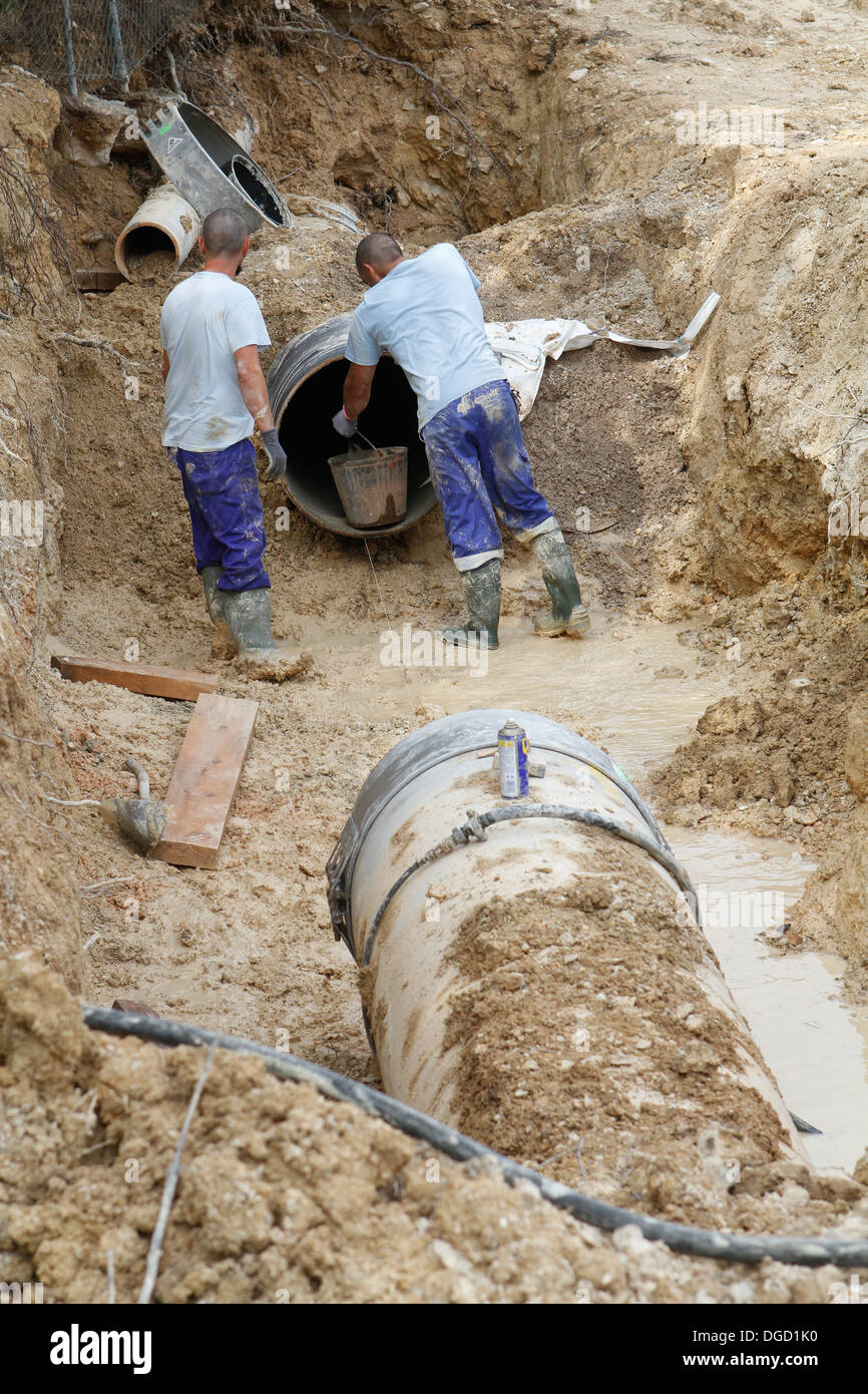 Broken water pipe hi-res stock photography and images - Alamy