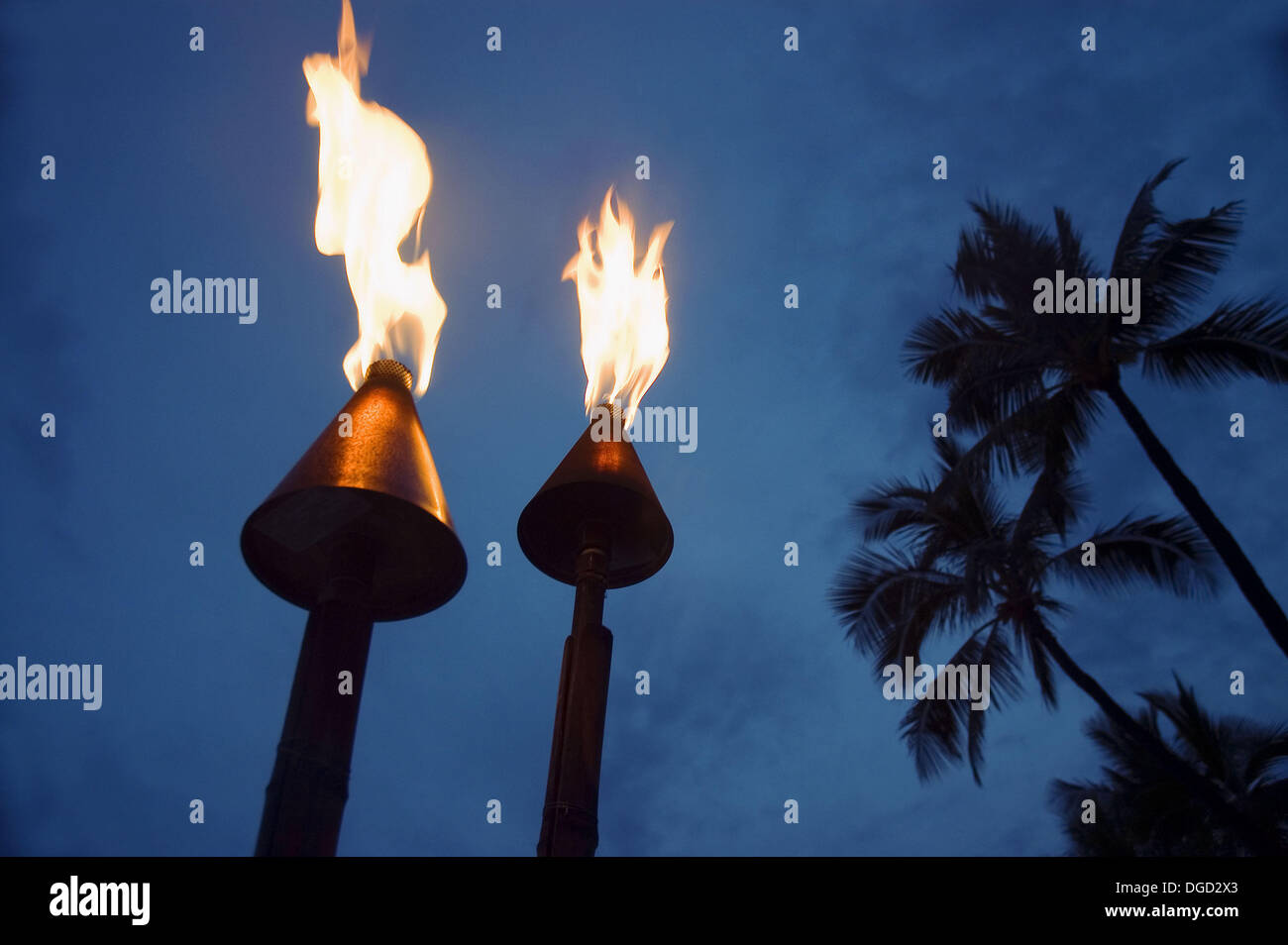 Tiki Torches Hawaii High Resolution Stock Photography and Images - Alamy