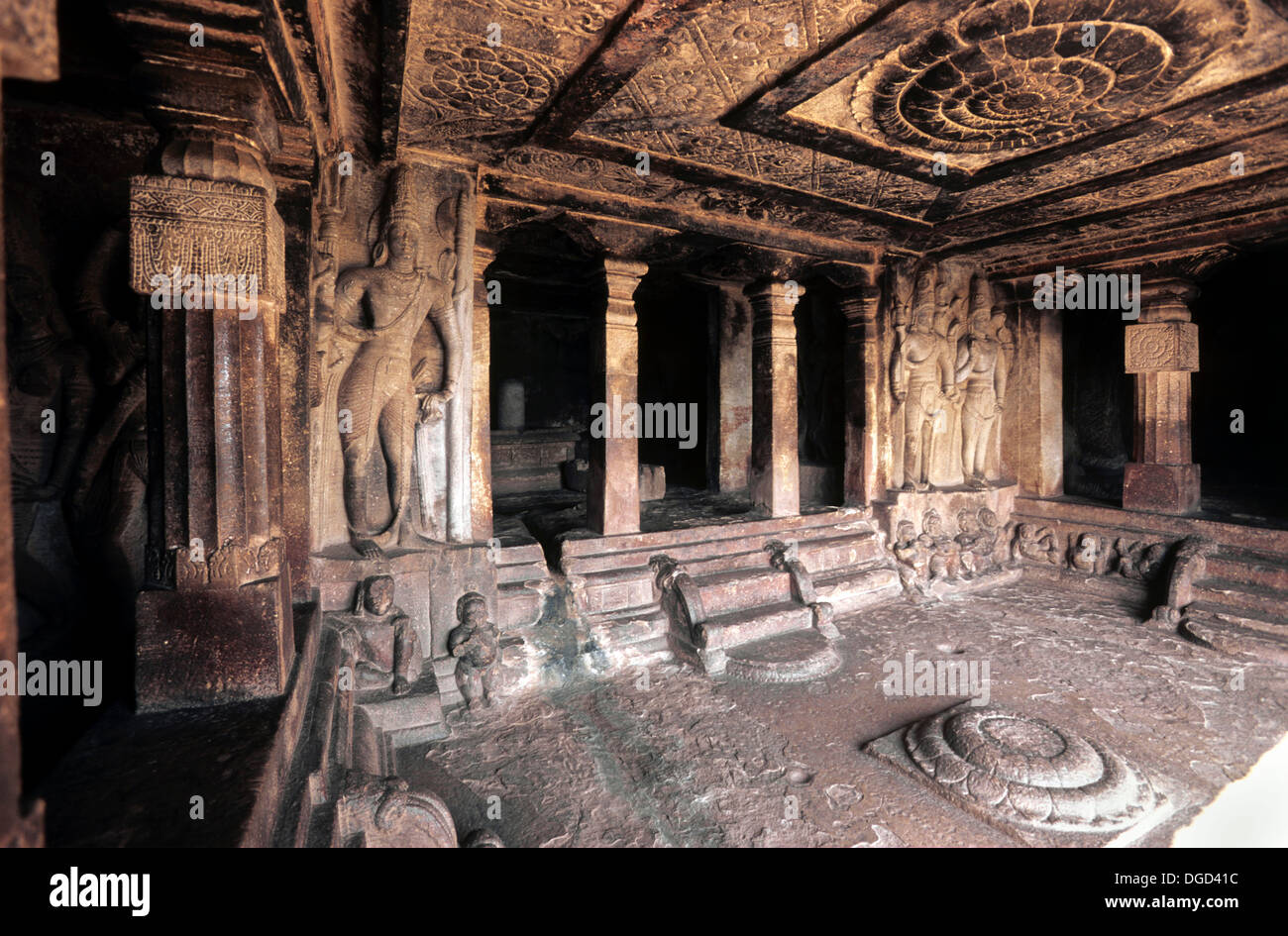 Aihole cave temple hi-res stock photography and images - Alamy