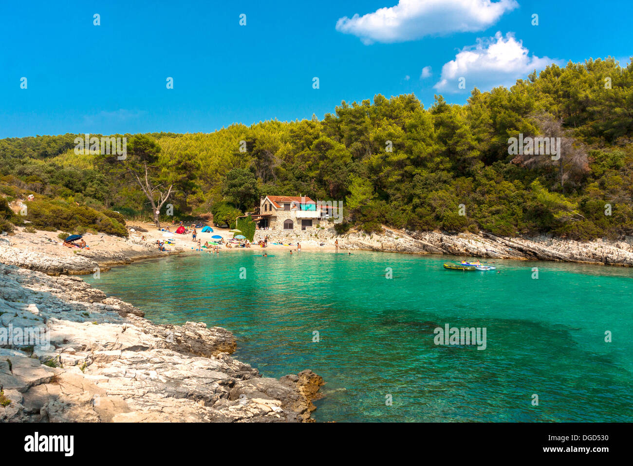 Zitna beach near Zavalatica, Croatia Stock Photo - Alamy