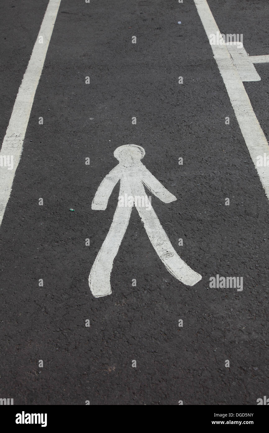 Sign Pedestrian Walkway High Resolution Stock Photography and Images ...