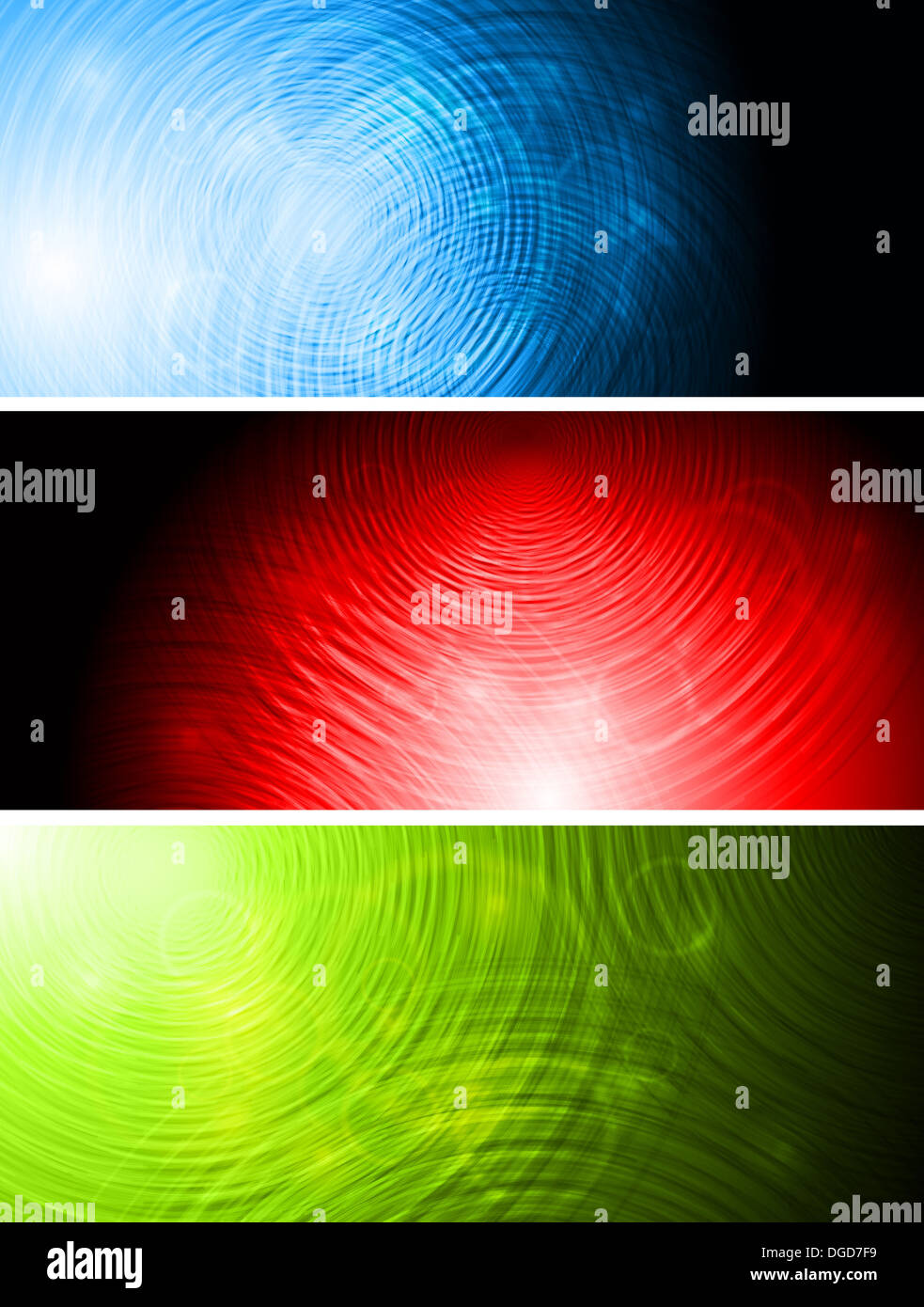 Set of abstract vibrant banners. Eps 10 vector Stock Photo - Alamy