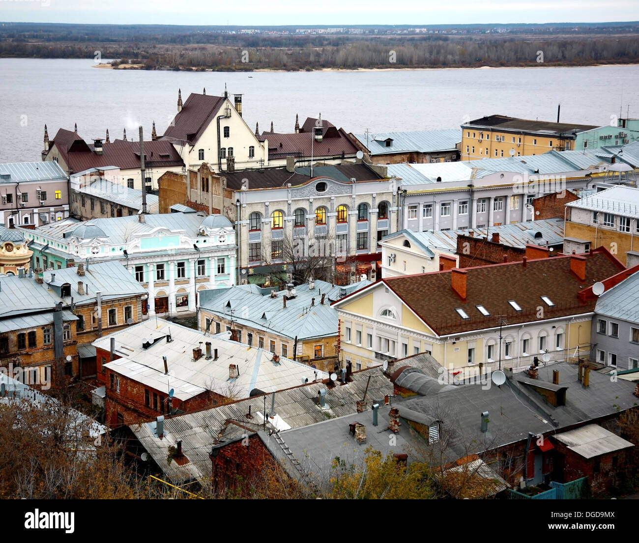 Ancient building lights in windows hi-res stock photography and images ...
