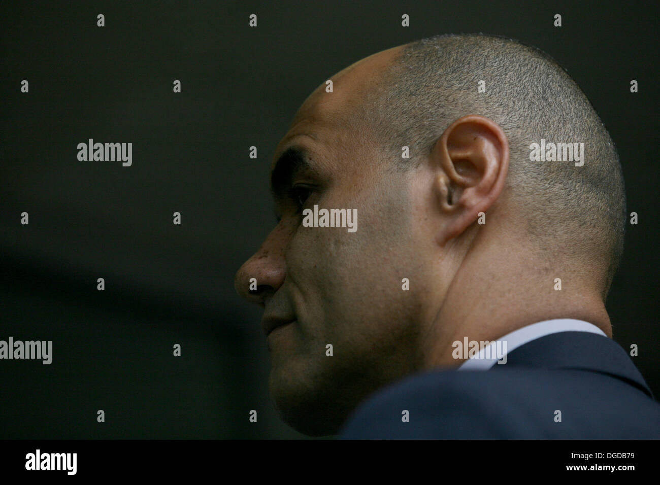 Police Sergeant Delroy (Tony) Smellie is seen when he leaves the City ...