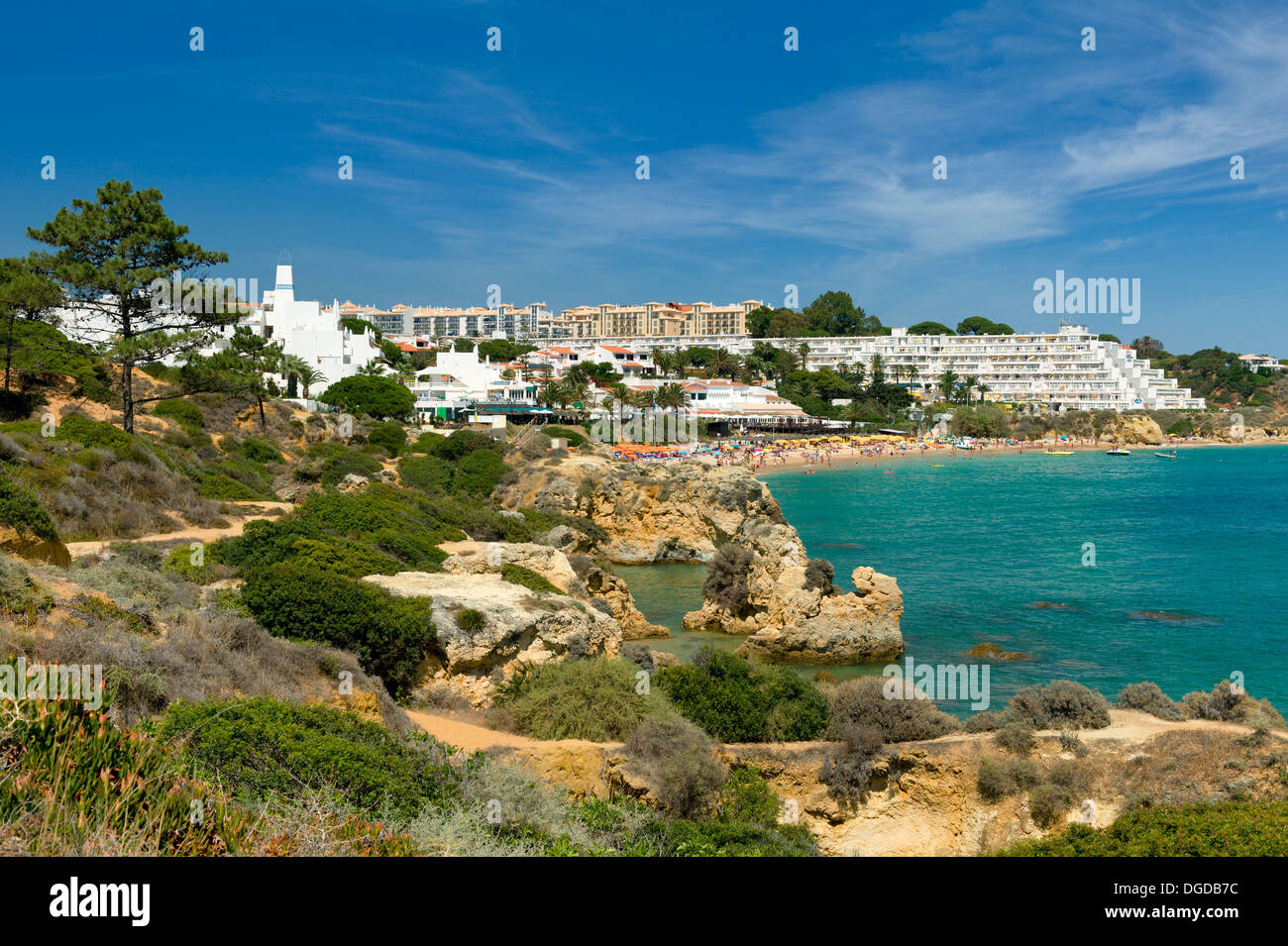 Portugal, the Algarve, Praia da Oura (Clube Praia da Oura and other ...